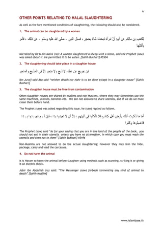 Halal meat | PDF | Islam | Religion & Spirituality