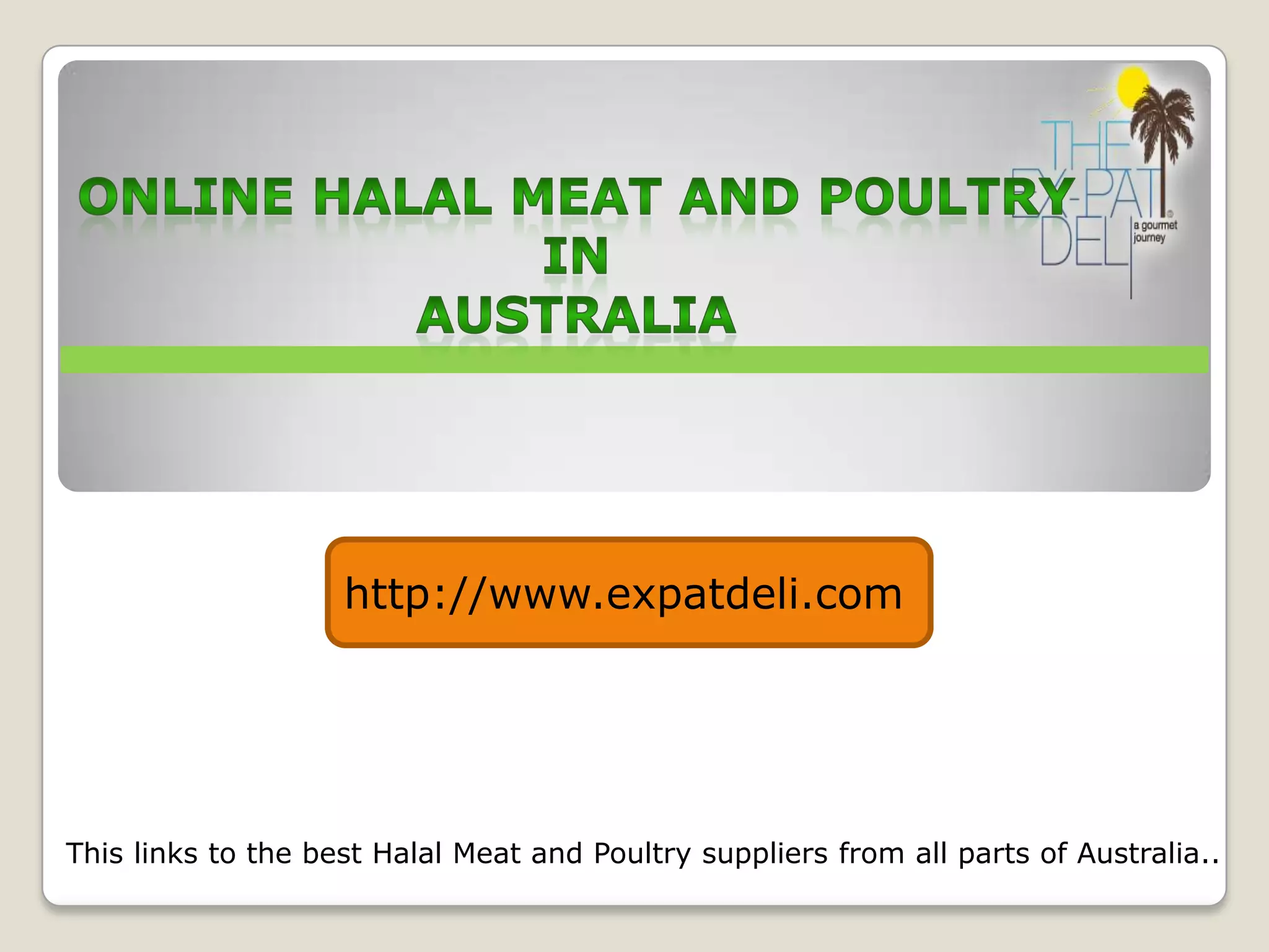 Halal meat | PPTX