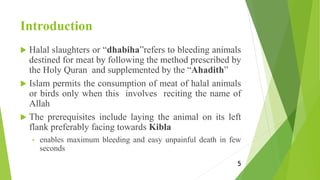 Halal slaughtering | PPTX | Islam | Religion & Spirituality