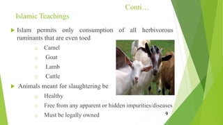 Halal slaughtering | PPTX