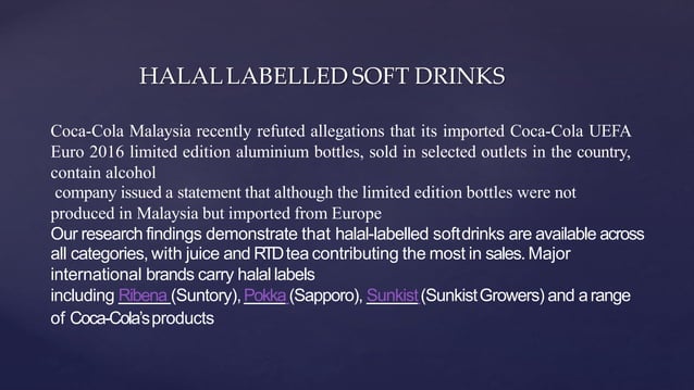Halal status of carbonated drinks | PPT