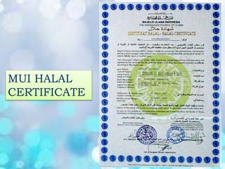 Halal supply chain | PPTX