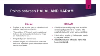 Halal vs haram presentation | PPTX