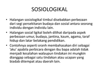 Halangan | PPTX