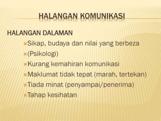 Halangan Komunikasi | PPT