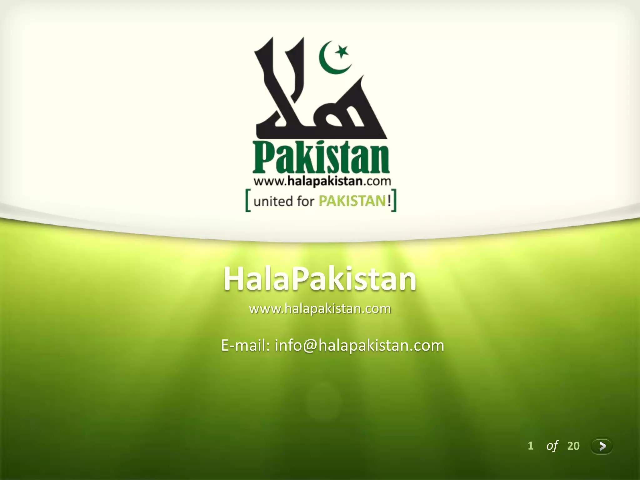 Hala pakistan profile | PPT