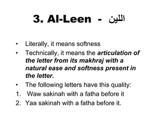 Halaqa sifaat of tajweed easy | PDF