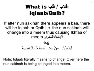 Halaqa tempsifaat of tajweed easy | PDF