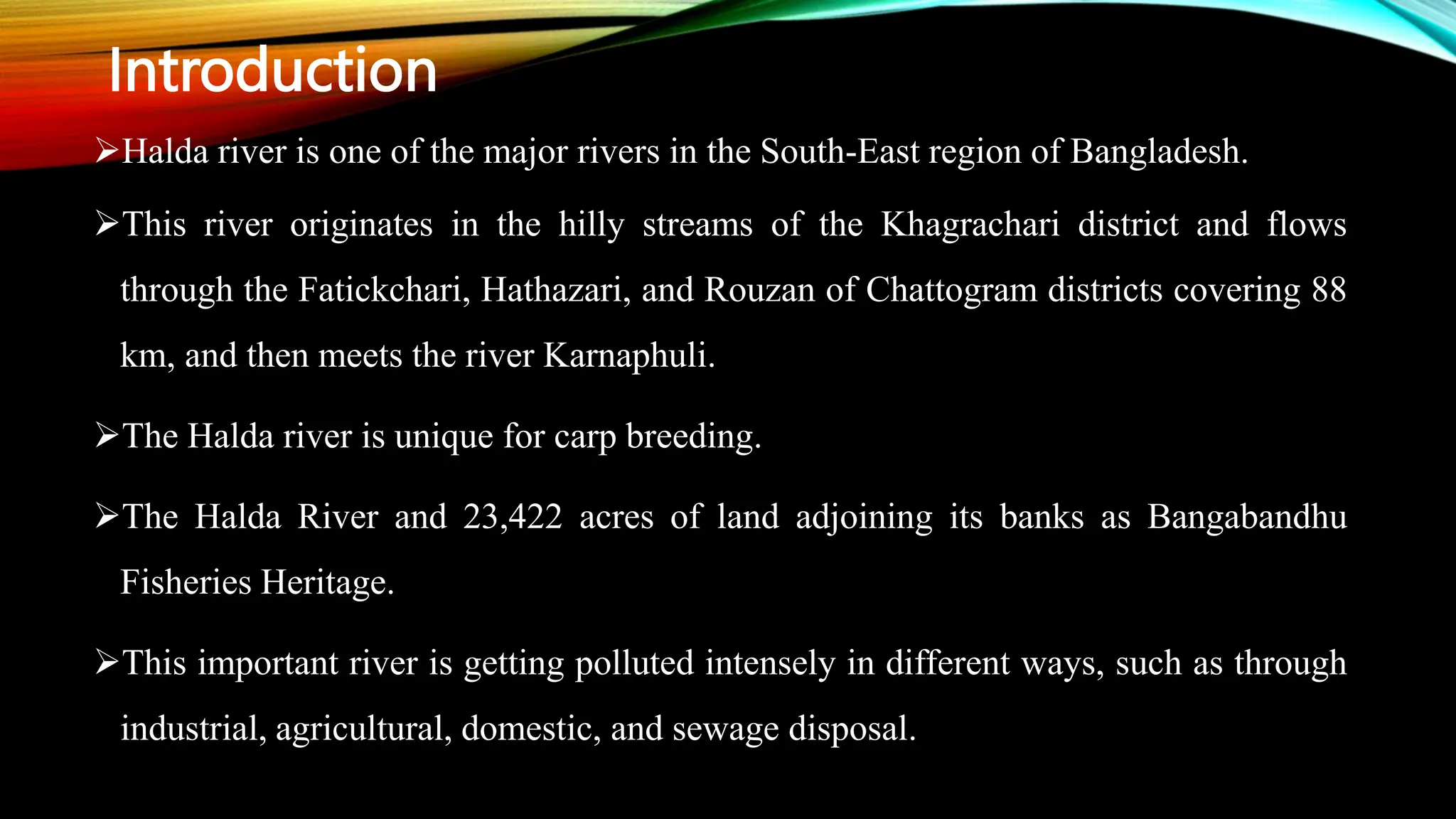 Pollution of Halda river,Bangladesh.pptx