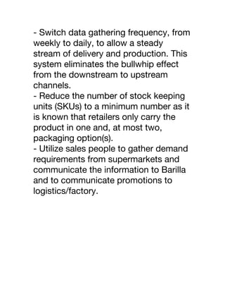 Halden Zimmermann - Barilla Case Study Final | PDF
