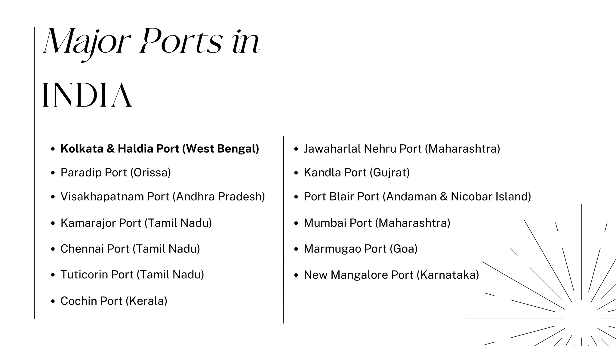 Haldia Dock Complex - A Gateway To India's East Coast | PDF