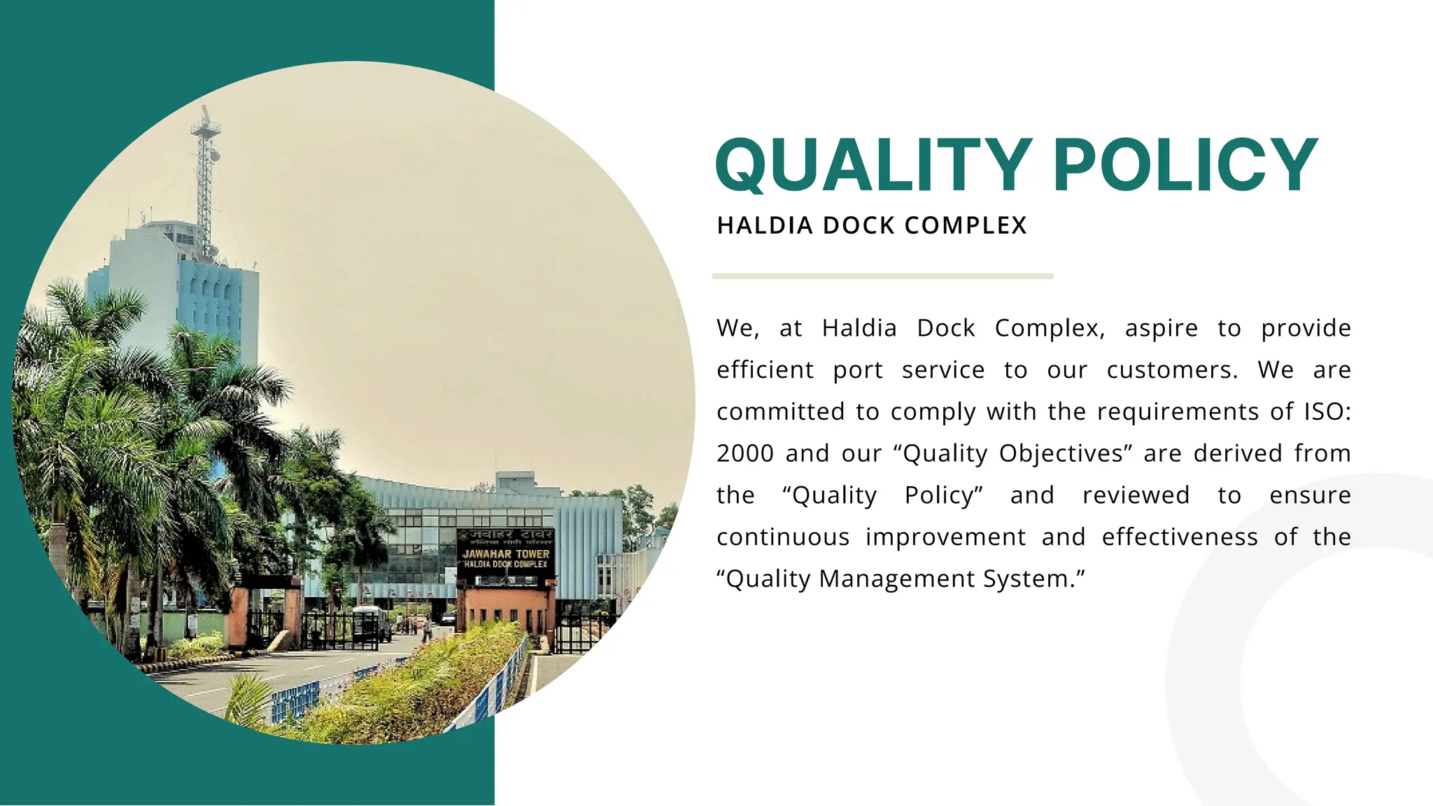 Haldia Dock Complex - A Gateway To India's East Coast | PDF