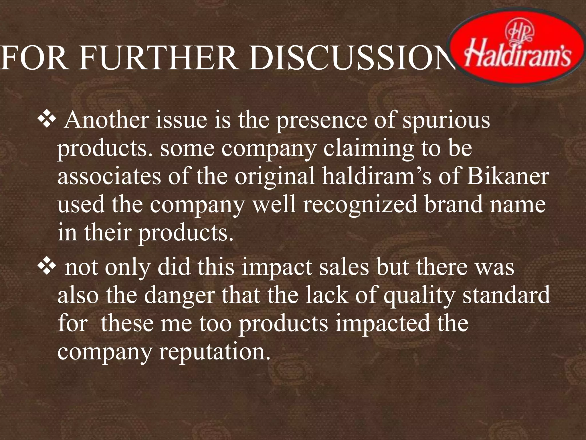 Haldi-Ram (Case Study) | PPTX