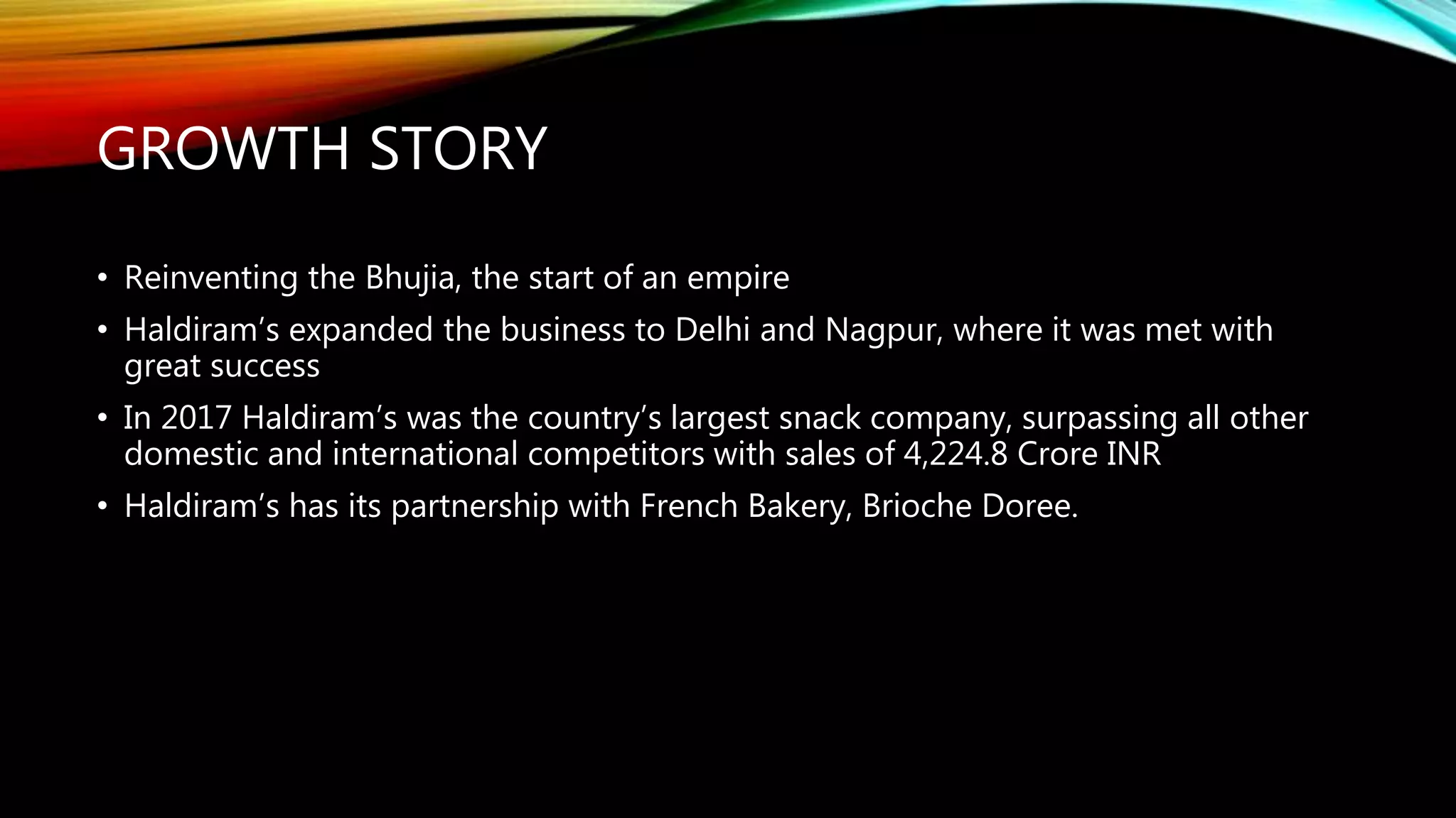 Haldiram's success story | PPTX