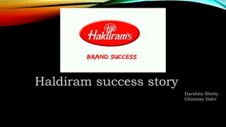 Haldiram's success story | PPTX