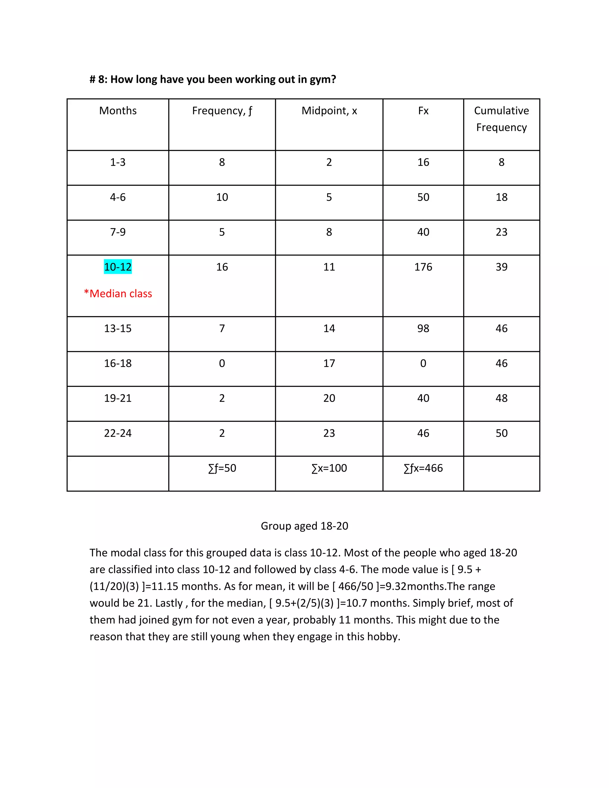 Mathematics Statistic Report | PDF