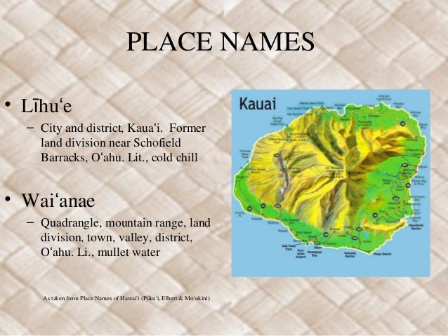 Halemano+place+names