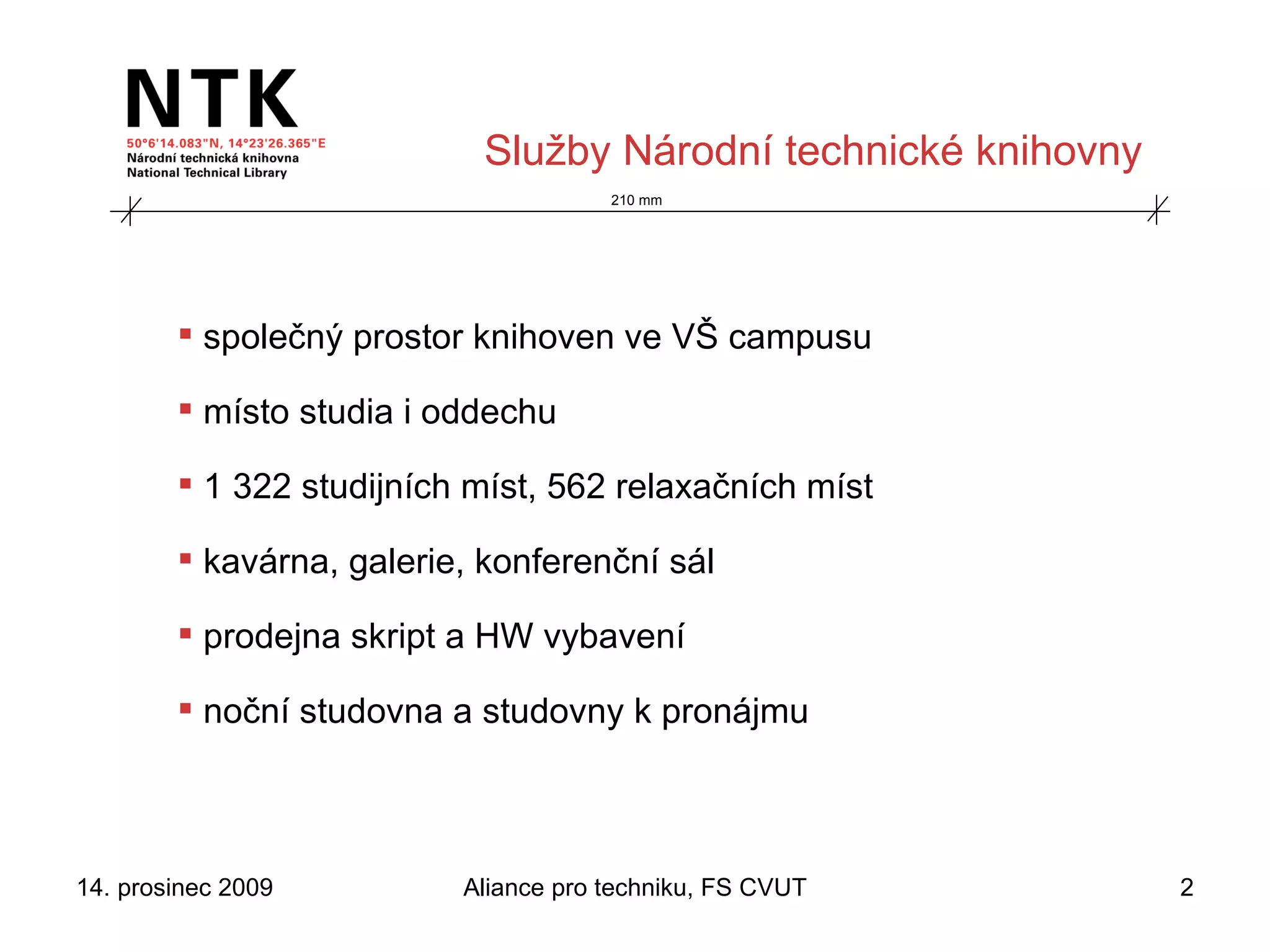 Sluzby_NTK | PPT