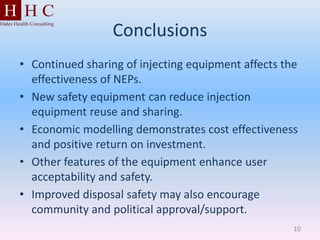 Enhancing the Effectiveness of Needle Exchange Programs (NEPs) | PPT