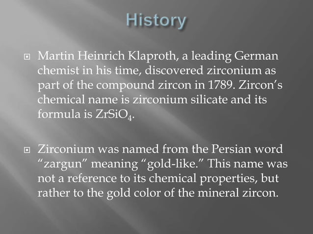 Zirconium (Haley Post) | PPTX