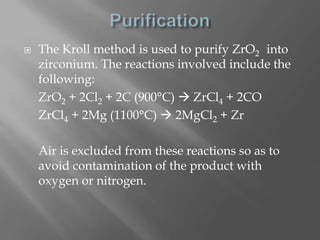 Zirconium (Haley Post) | PPTX