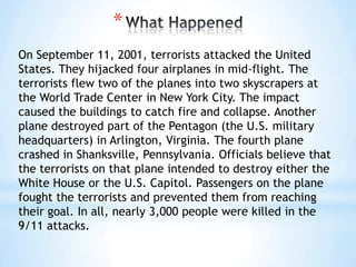 9/11 PowerPoint | PPTX