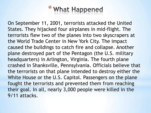 9/11 PowerPoint | PPTX
