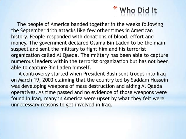 9/11 PowerPoint | PPTX