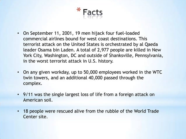 9/11 PowerPoint | PPTX