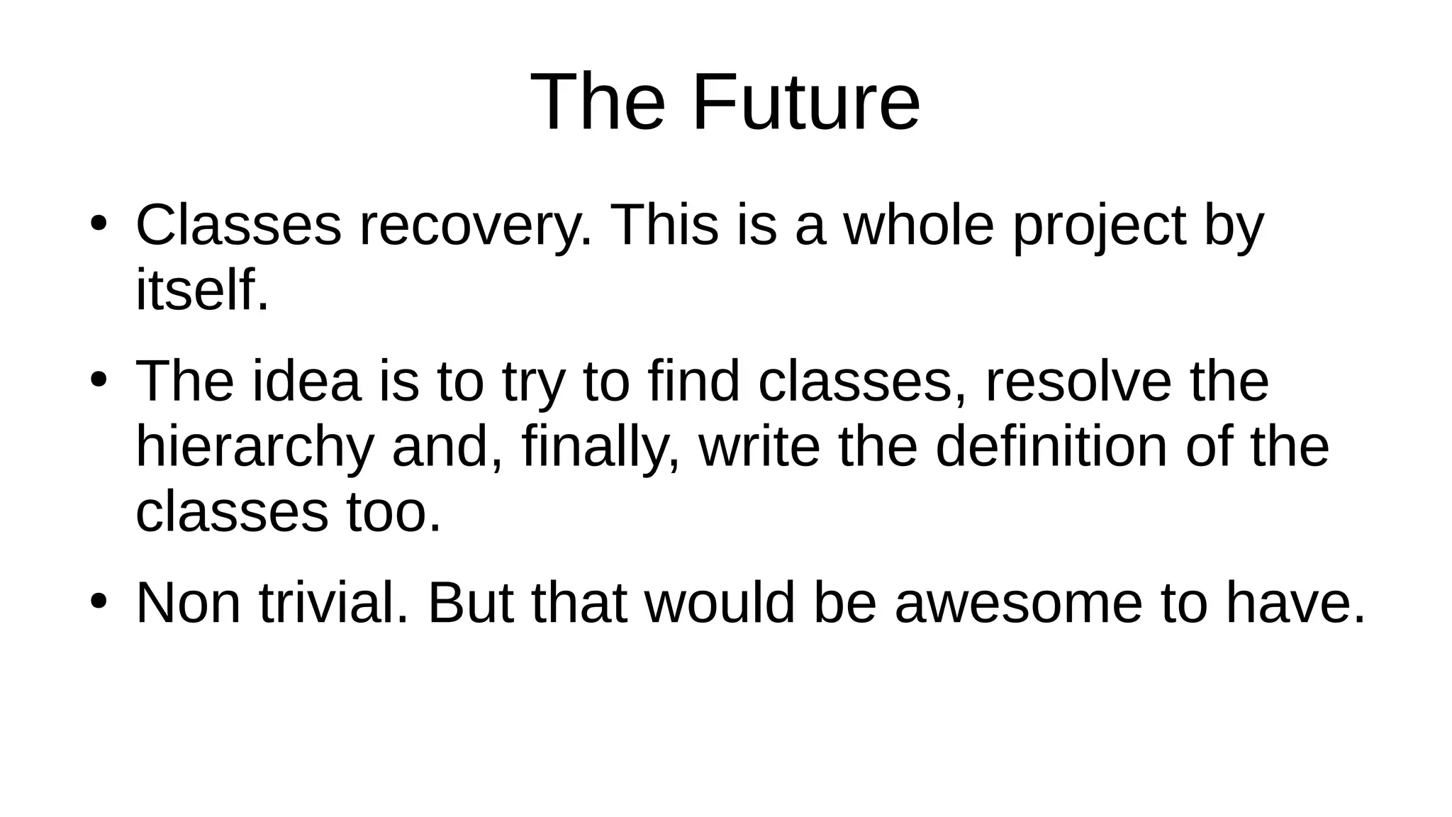 Half-automatic Compilable Source Code Recovery | PPT
