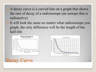Half life and radioactivity | PPTX