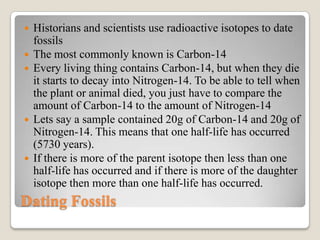 Half life and radioactivity | PPTX