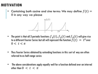 Half range sine and cosine series | PPT