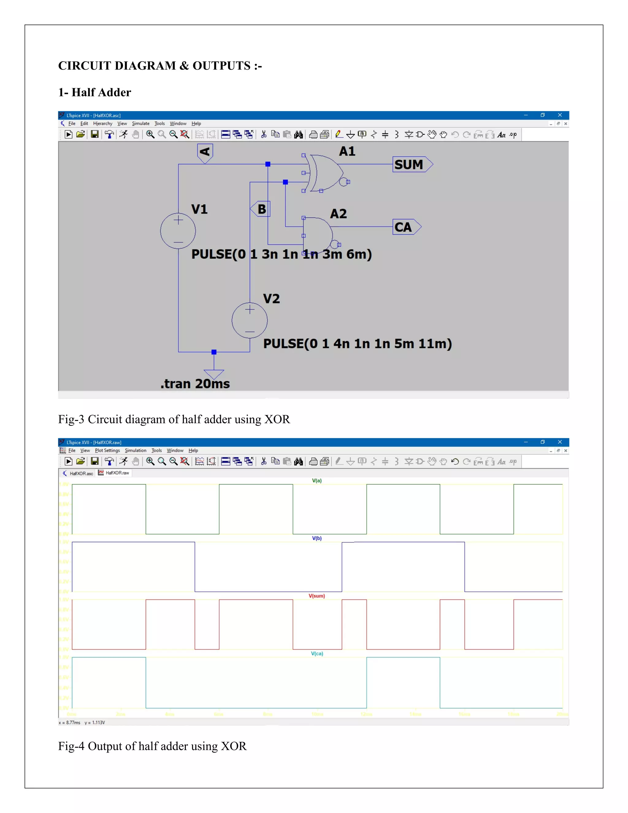 Half adder and full adder | PDF