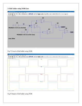 Half adder and full adder | PDF