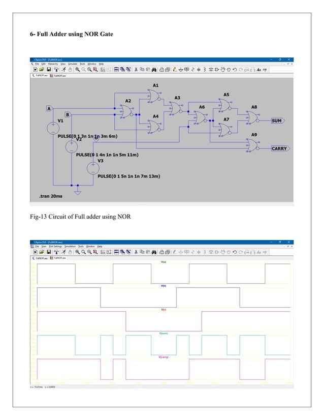 Half adder and full adder | PDF