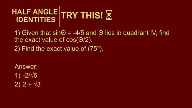 Half angle and double half angle formulas.pptx