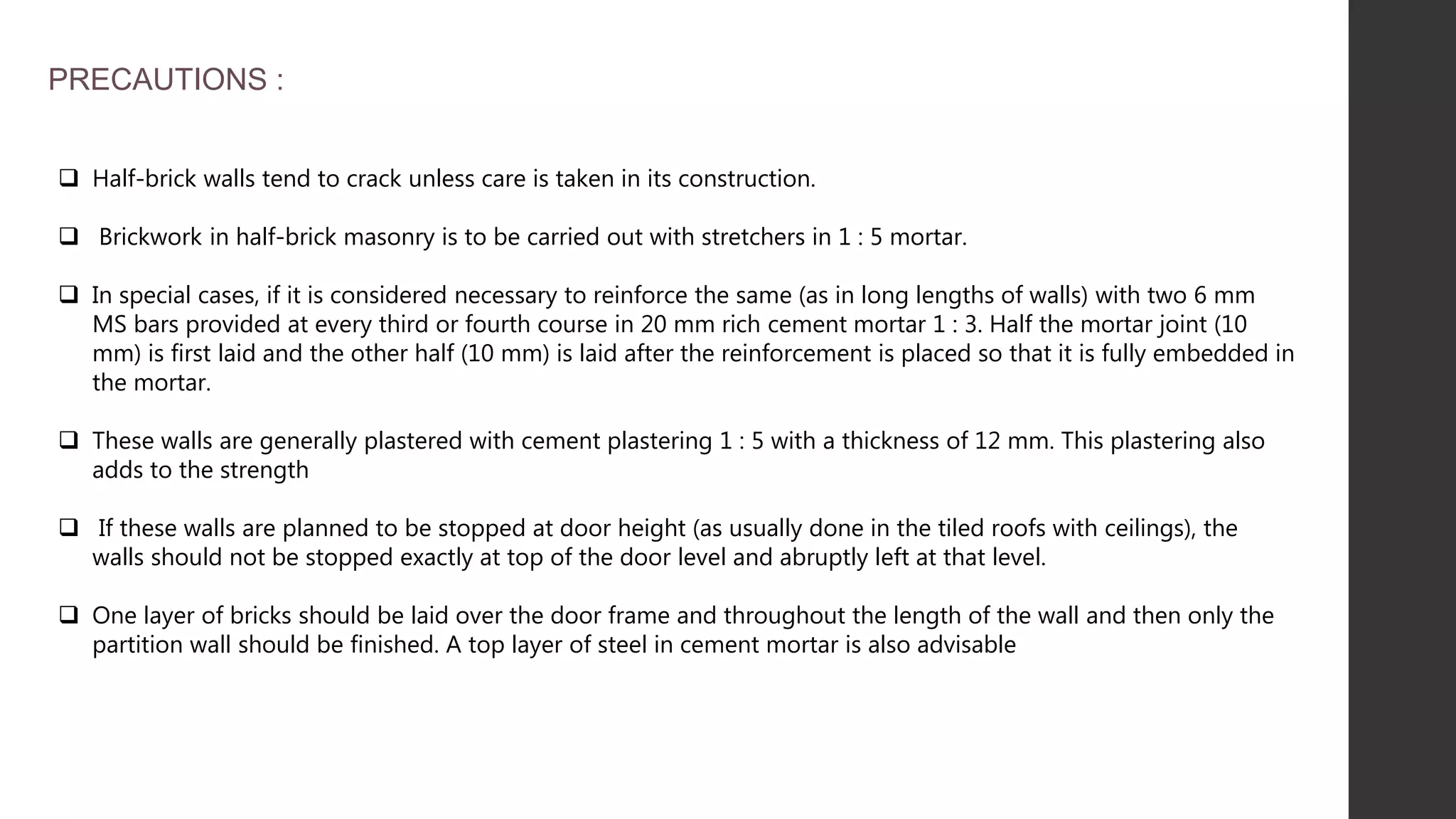 HALF BRICK PARTITION WALL.pptx
