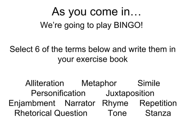 Half Caste | PPT | Poetry | Books and Literature