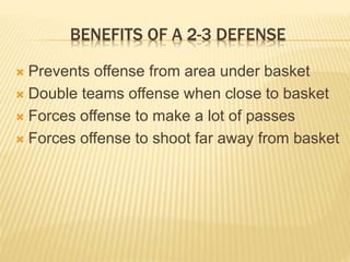 Half Court Basketball Defenses | PPT