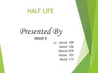 Half life | PPT