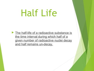 Half Life Definition Chemistry