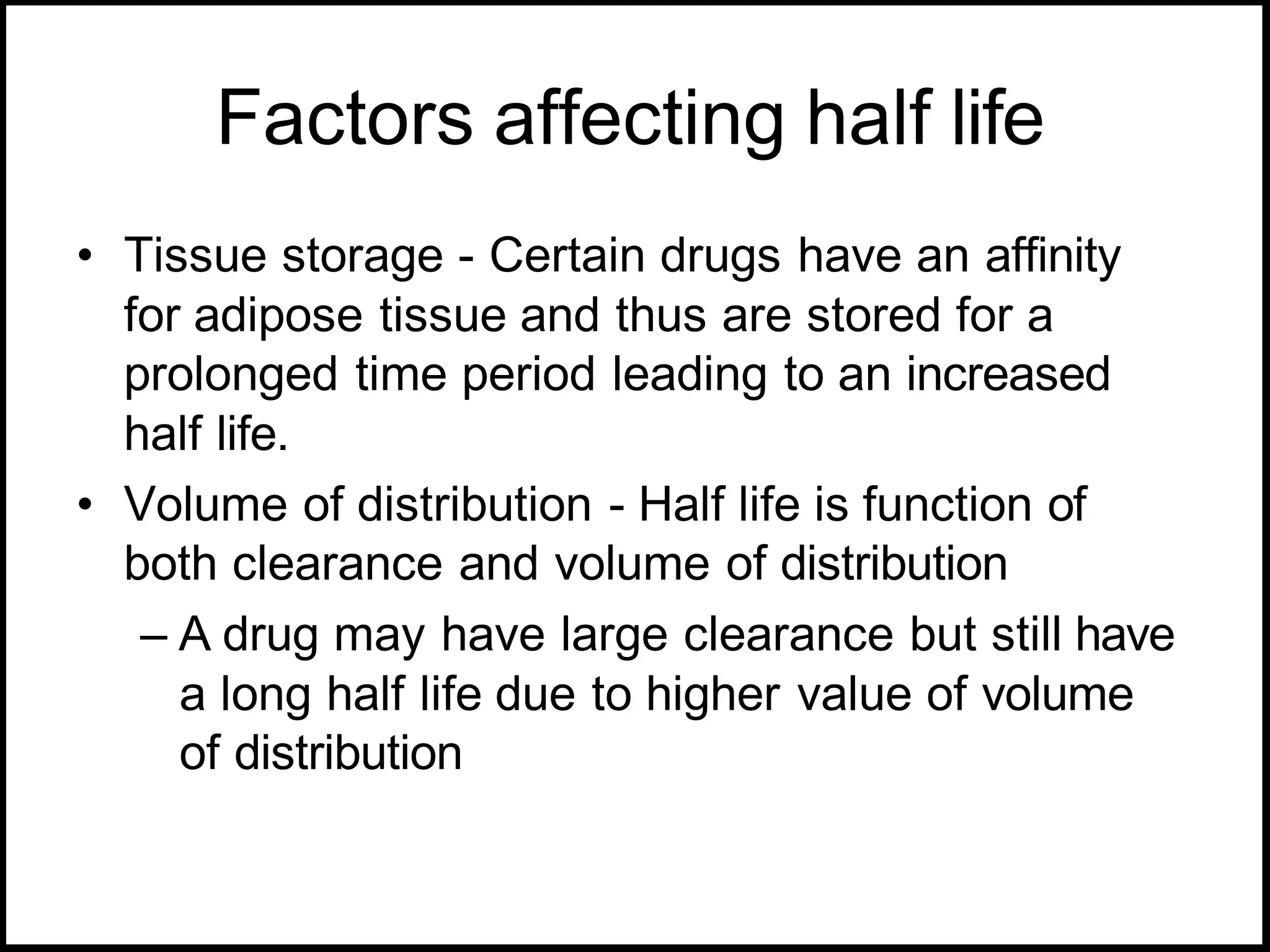 Half Life of Drug, Introduction, types.pptx