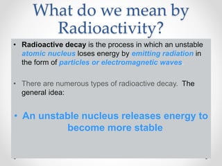 Half life of radioactive material | PPT