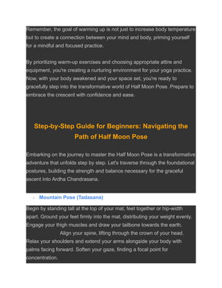 Half Moon Pose_ A Step-by-Step Guide for Beginners.pdf | Astrology ...