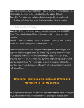 Half Moon Pose_ A Step-by-Step Guide for Beginners.pdf | Astrology ...