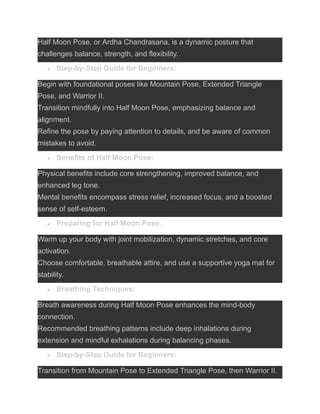 Half Moon Pose_ A Step-by-Step Guide for Beginners.pdf | Astrology ...