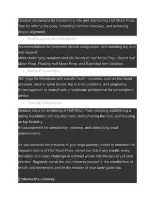 Half Moon Pose_ A Step-by-Step Guide for Beginners.pdf | Astrology ...