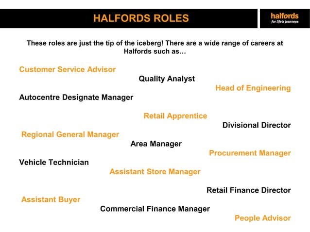 Halfords slide deck (final) | PPTX | Logistics | Business