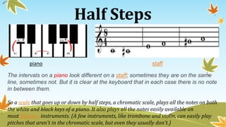 Half step and Whole step | PPTX